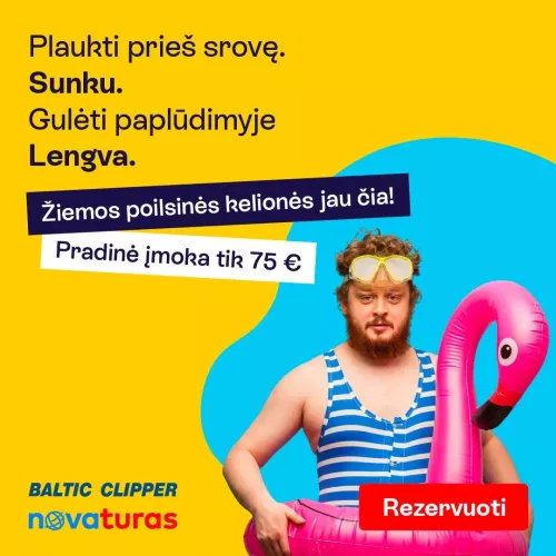 Visi kelionių agentūros Baltic Clipper pasiūlymai jūsų poilsiui